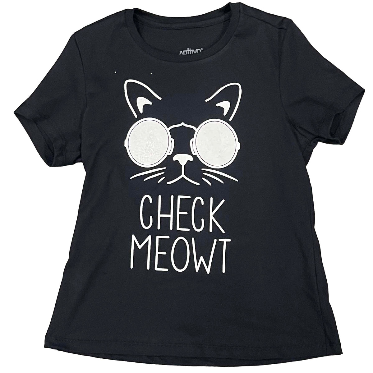 Playera Dama MC / Check Meowt – Aditivo